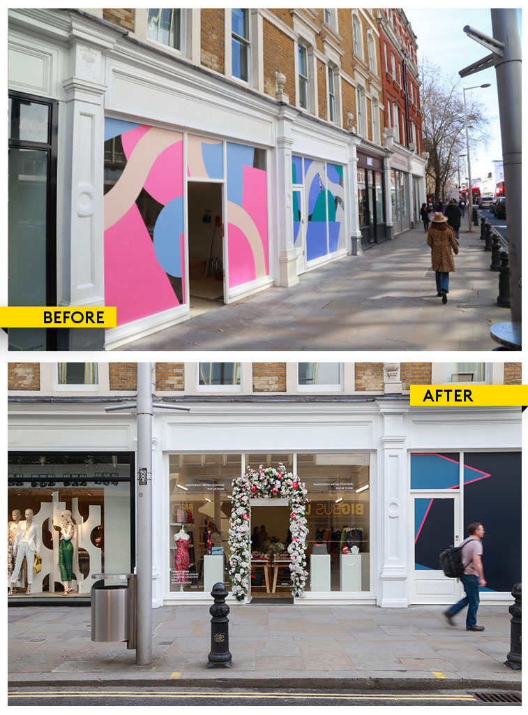 Before/After : 5 Stunning Pop-Up Store Transformations in London ...