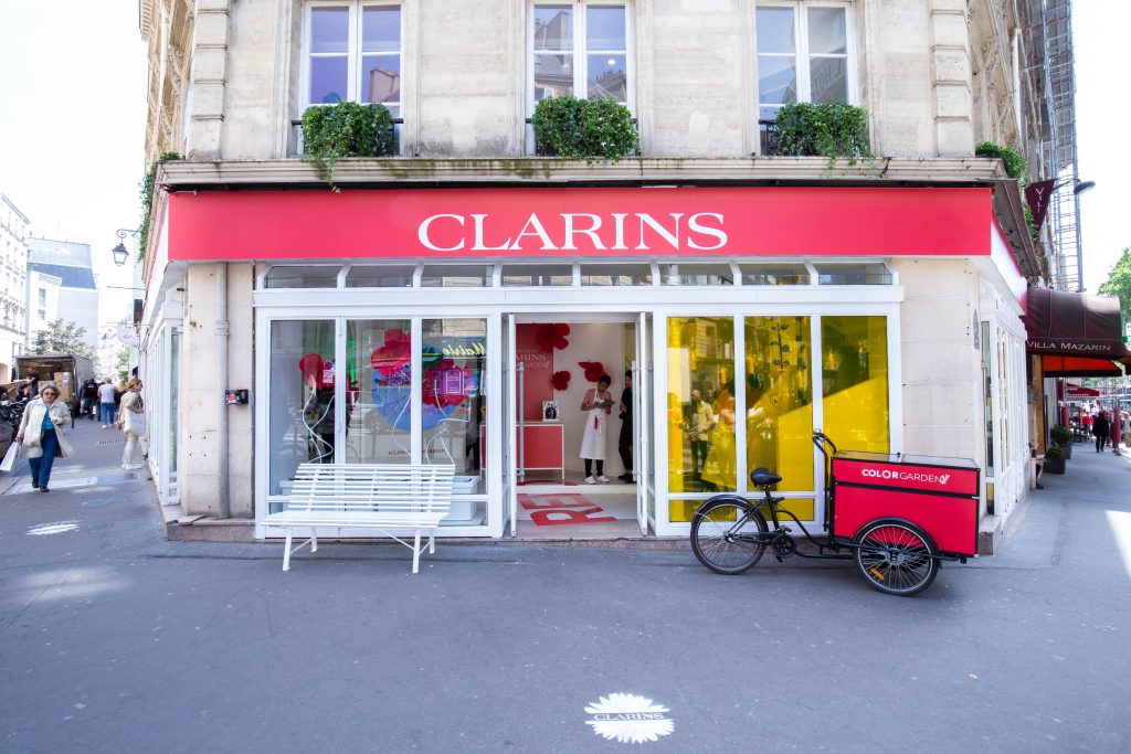 Clarins Beauty Pop-Up in Paris: “Color Garden” Experiential Case Study