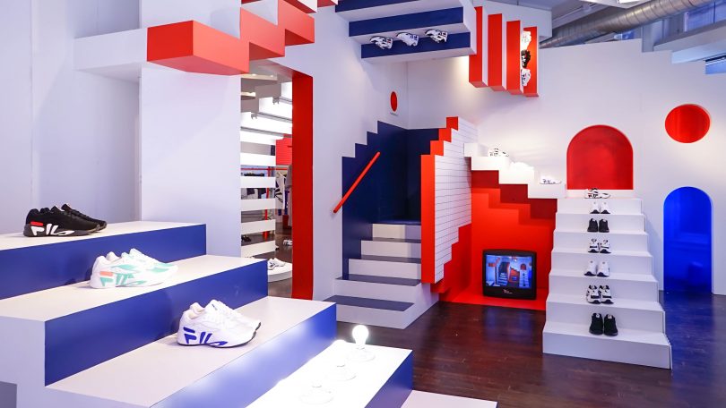 Inside FILA's First-Ever Heritage Pop-Up Store | Storefront